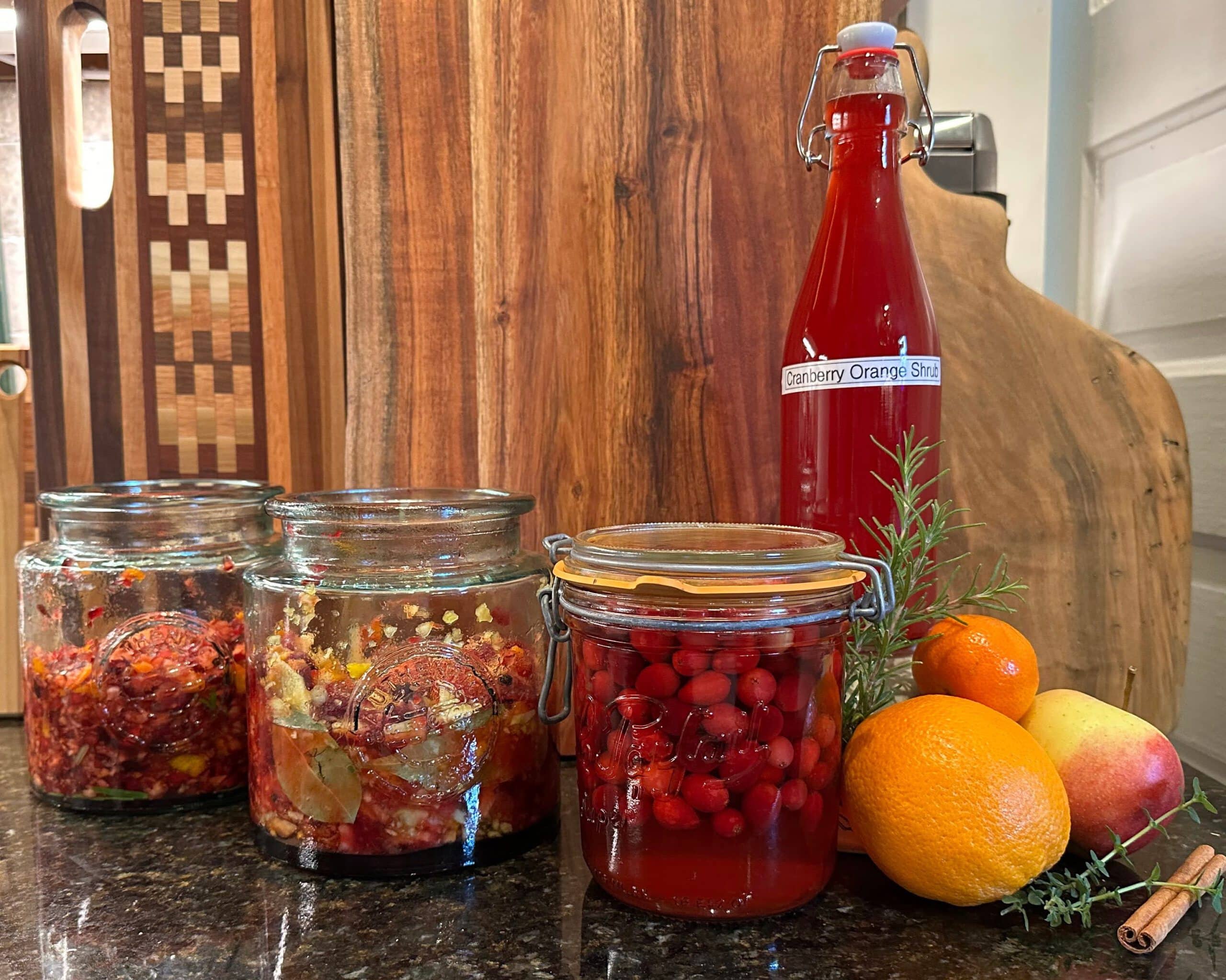 Cranberry Shrub Methods - Jennifer's Home Journal