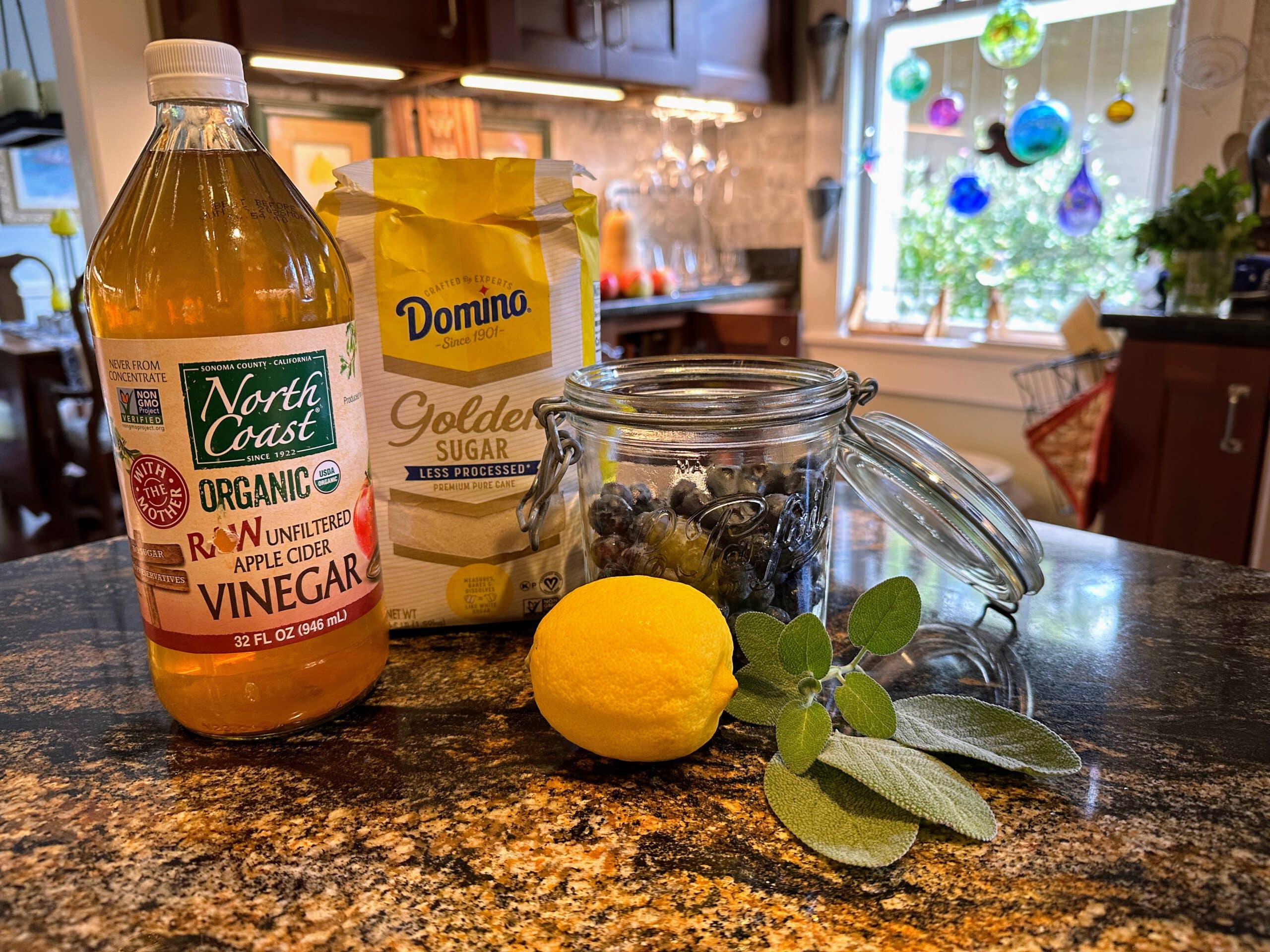 Recipe: Blueberry Lemon Sage Shrub - Jennifer's Home Journal