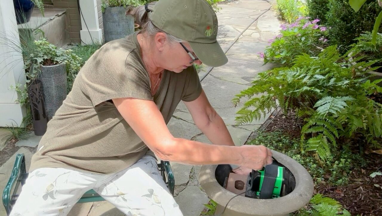 Easy Fountain Pump Replacement for my DIY Recirculating Fountain ...