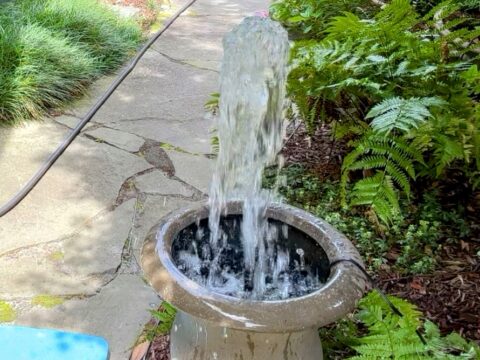 Easy Fountain Pump Replacement for my DIY Recirculating Fountain ...